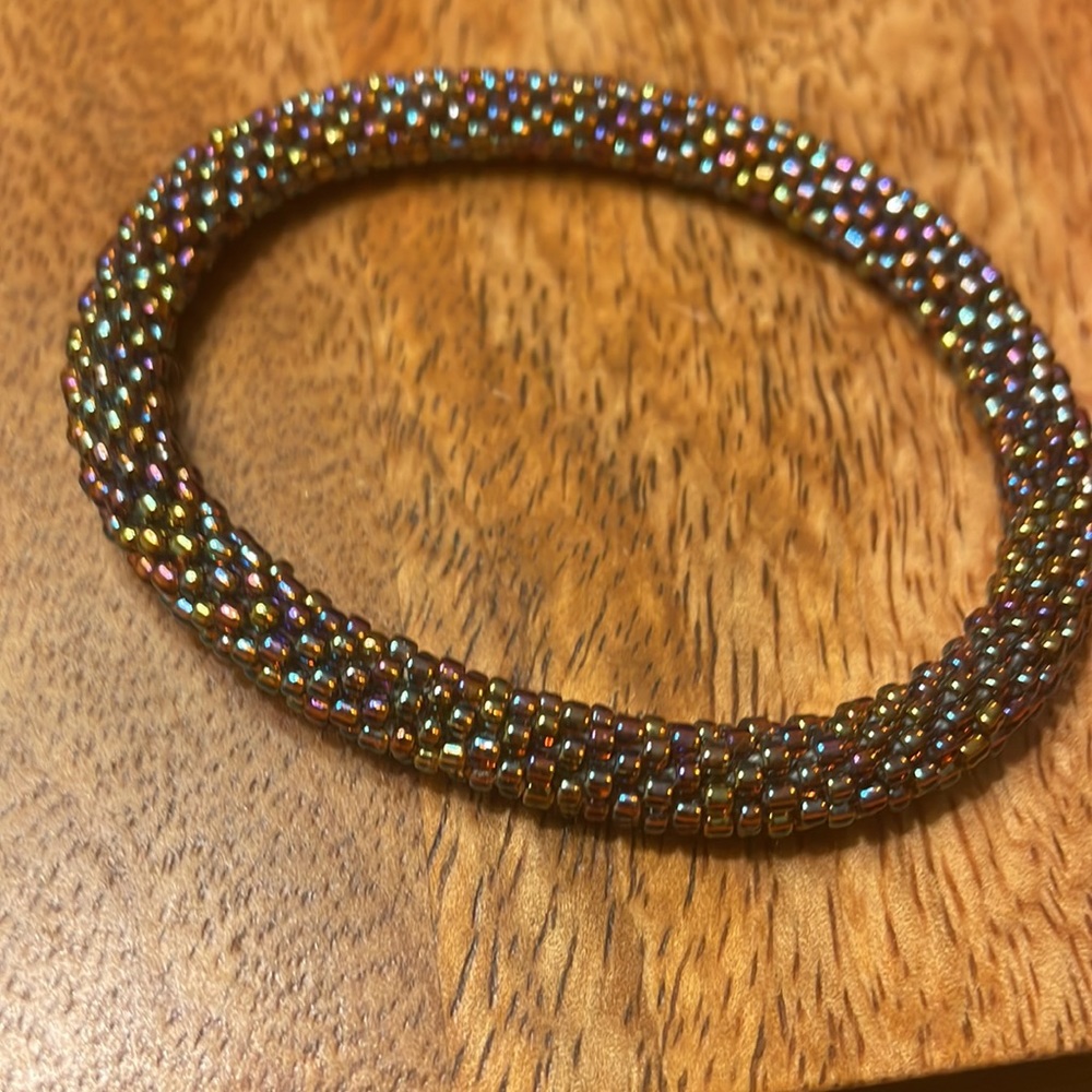 Shaska | Jewelry | Shaska Glass Beaded Bracelet | Poshmark